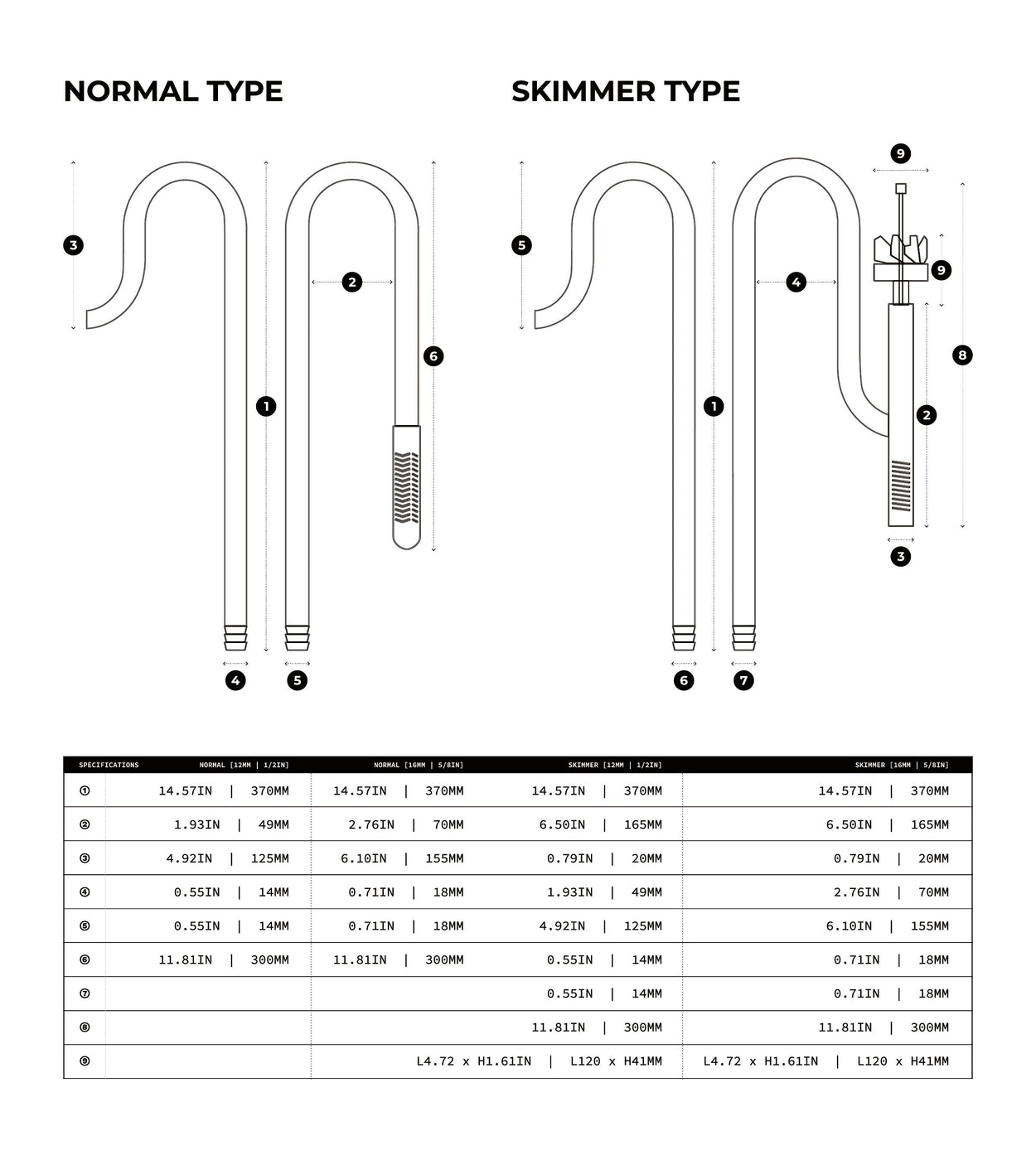 Aqua Worx Flux Stainless Steel Lily Pipes — Buce Plant