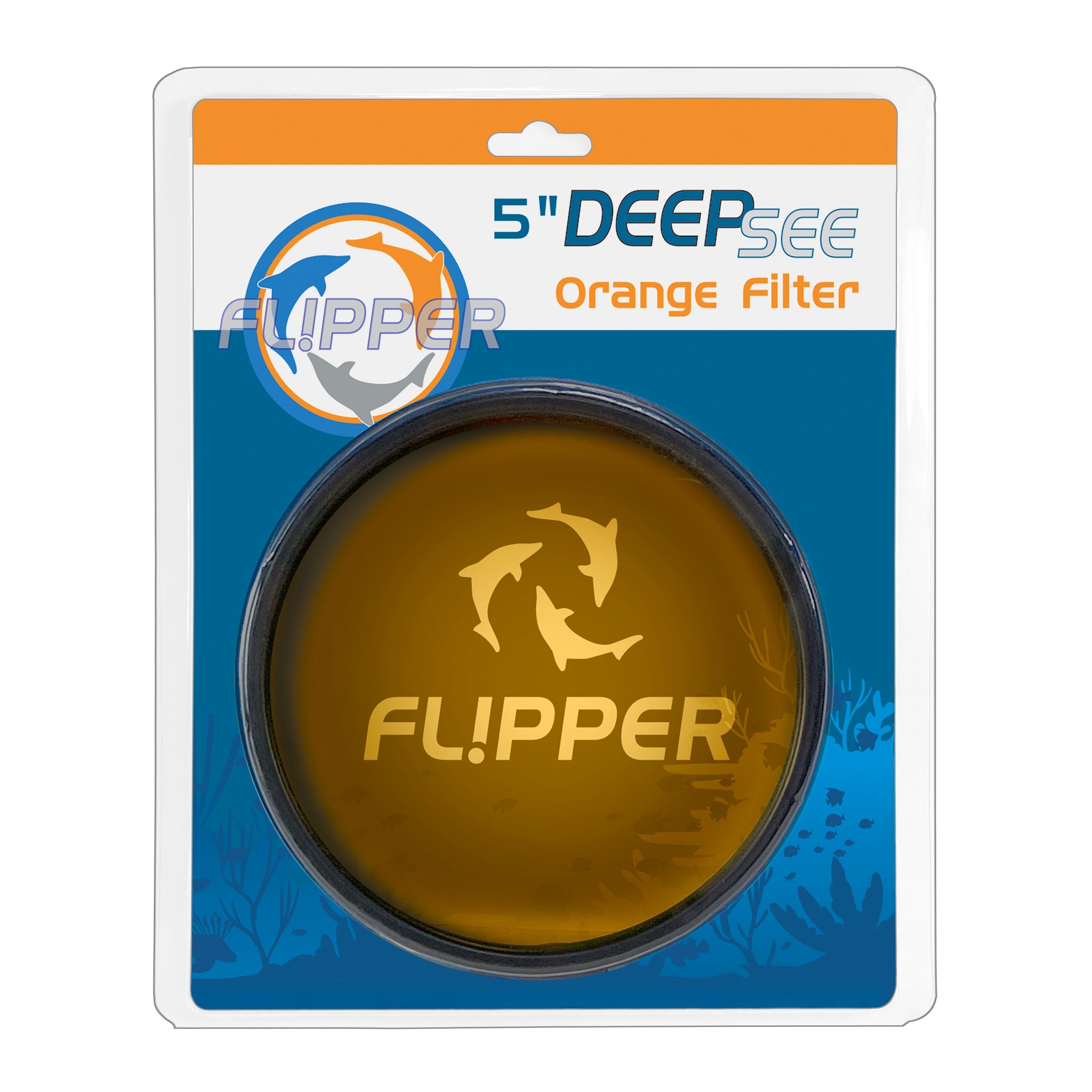 Flipper - DeepSee Orange Lens Filter - Max 5" — Buce Plant