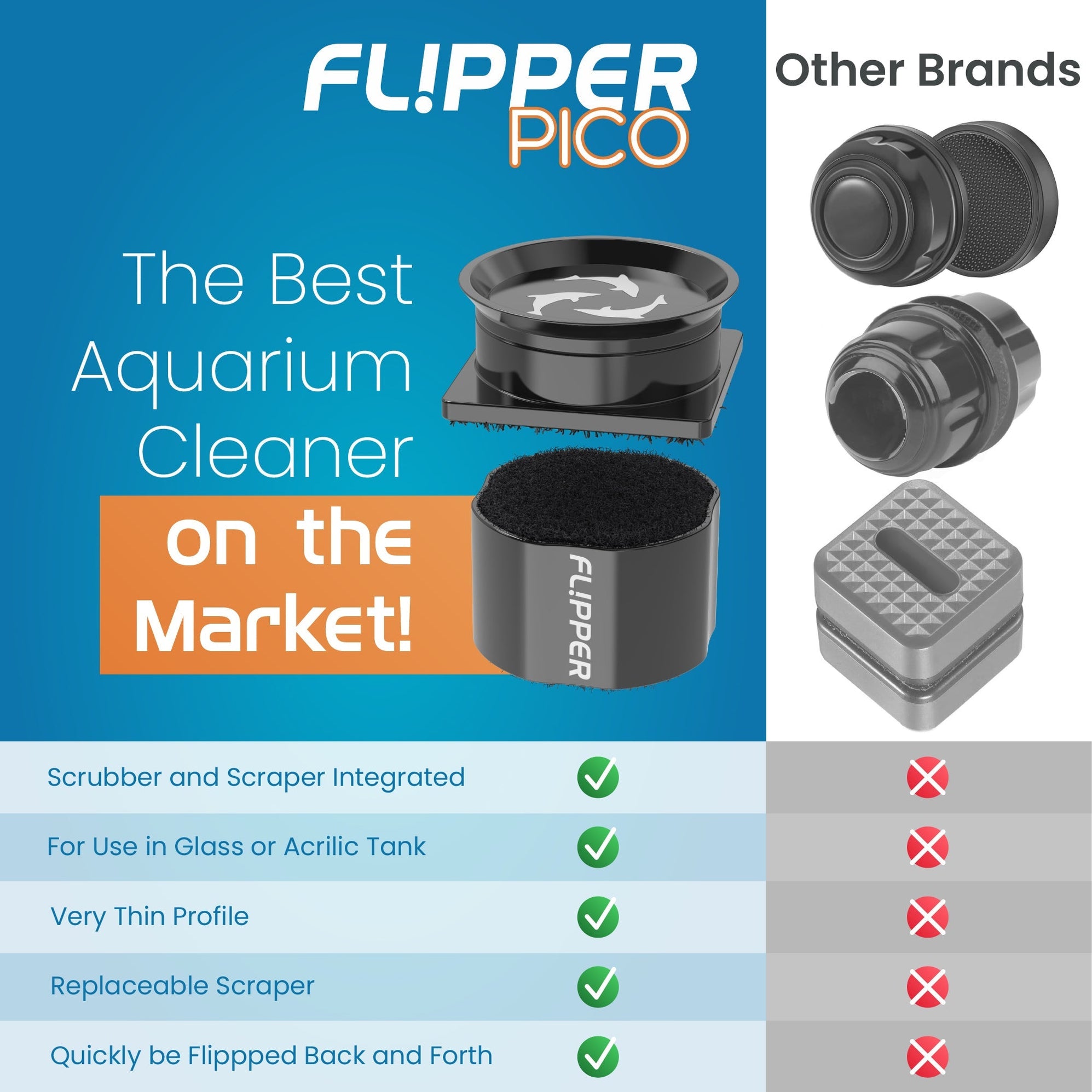 Flipper - Magnet Cleaner - Pico Black — Buce Plant