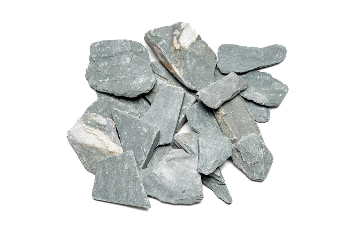 Grey River Slate Aquarium Hardscape — Buce Plant