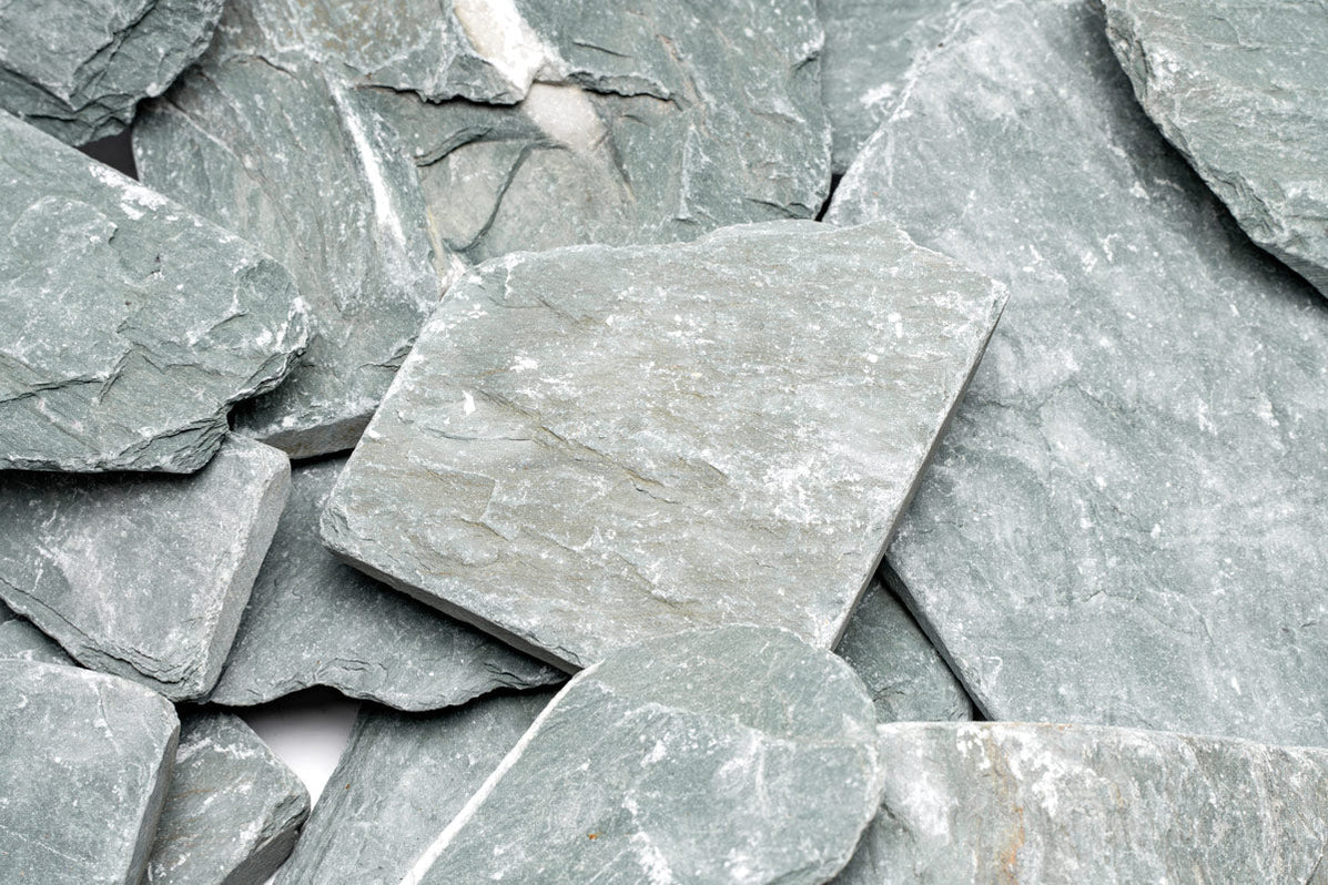 Grey River Slate Aquarium Hardscape — Buce Plant