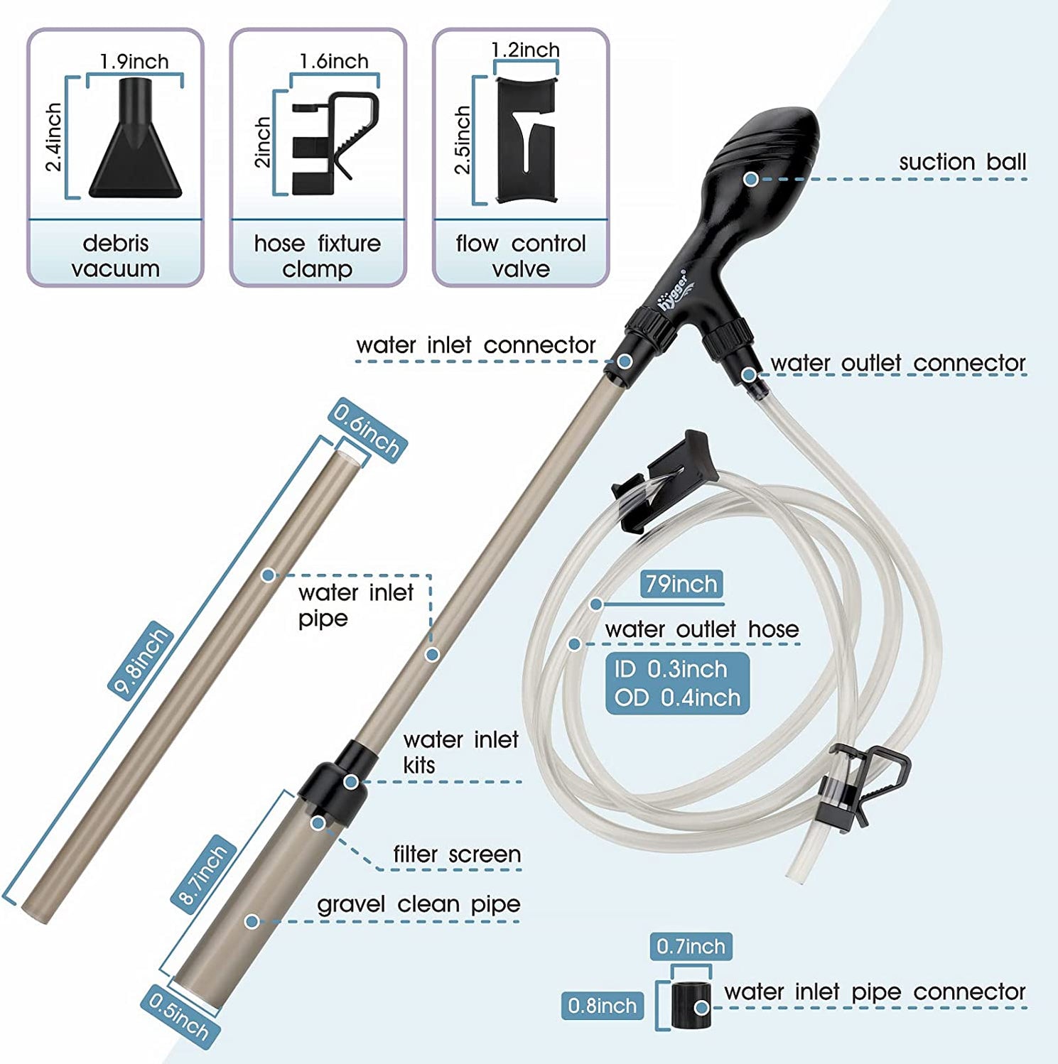 Hygger - Aquarium Water Changer — Buce Plant